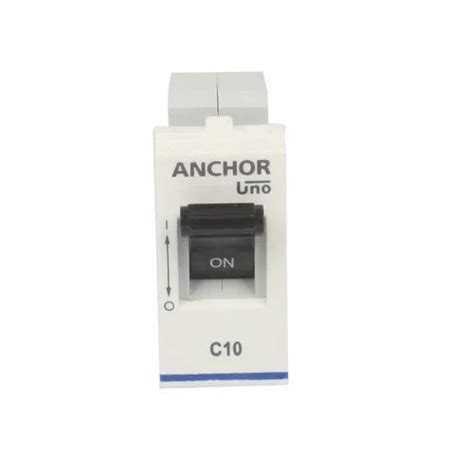 Anchor Uno Mini Penta Modular 10 Amp Single Pole C Curve Mcb At Best