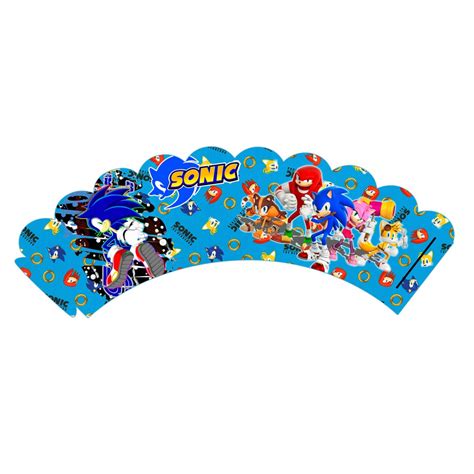 Jual Cupcake Wrapper Sonic The Hedgehog Shopee Indonesia
