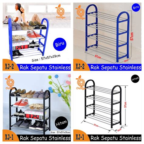 Jual Rumah Kita2020 Rak Sepatu Stainless Mudah Bongkar Pasang Rak