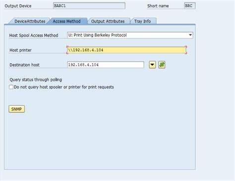 Solved Unable To Reach The Remote Host Spool System Sap SAP Community