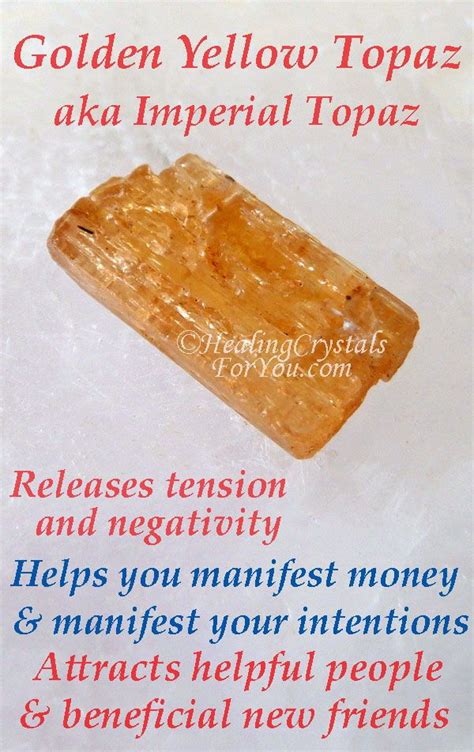 Golden Yellow Topaz Meaning Properties And Use Yellow Topaz Healing