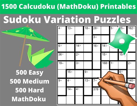 Calcudoku Puzzles Printable Free Free Printable