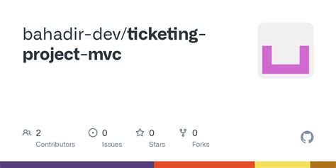 Github Bahadir Dev Ticketing Project Mvc