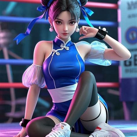 🎮 Nostalgic Fighter Icon Chun Li Cos In Ribboned Buns And Qipao・free 3mf File For 3d Printing・cults