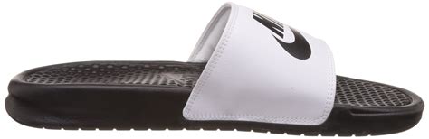 Galleon Nike Mens Benassi Jdi Mismatch Slide Sandals Blackwhite 10 D