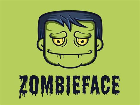Zombie Face Logo Zombie Face Logo Face Face