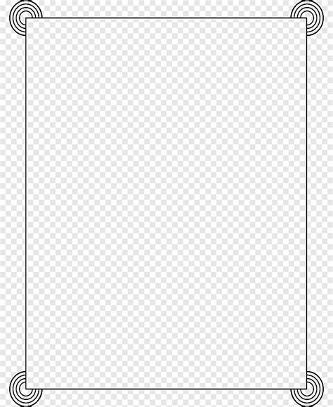 검은 색 테두리 프레임 선 포인트 각도 검은 색 흰색 흰색 테두리 프레임 사진술 직사각형 Png Pngegg