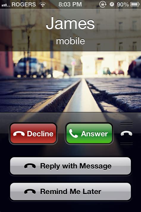 IPhone Edit Reply To Call Messages