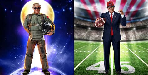 Nft Дональда Трампа это Photoshop некачественных стоковых изображений одежды из Amazon но все