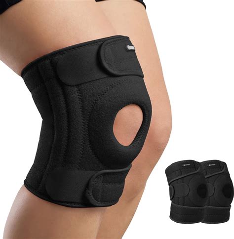 Avidda Knee Support For Men And Women 2 Pack Knee Brace With Open