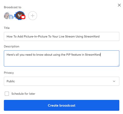 How To Add Picture In Picture In Your Live Streams Using StreamYard