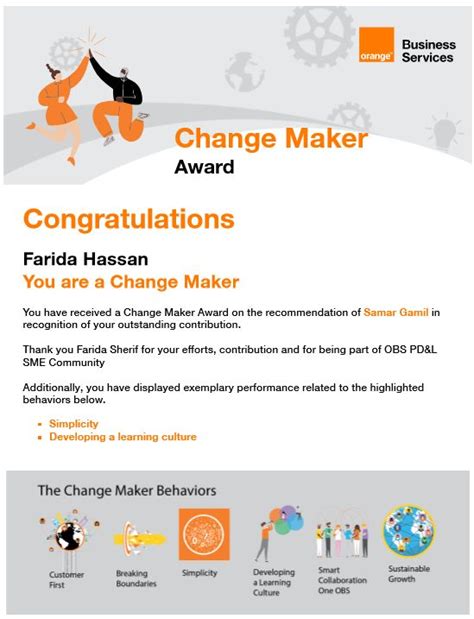 Farida Sherif Pmp® Csm® Itil V3® On Linkedin Orangebusinessservices