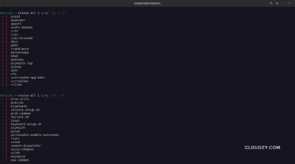List Running Services On Linux Ubuntu Debian CentOS Cloudzy