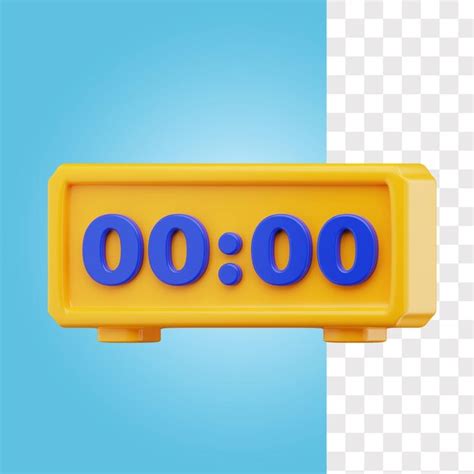 Icono 3d de cuenta regresiva de año nuevo Archivo PSD Premium