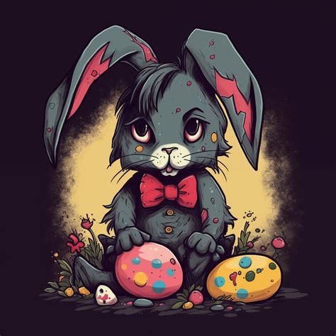 Emo Easter Bunny Etsy