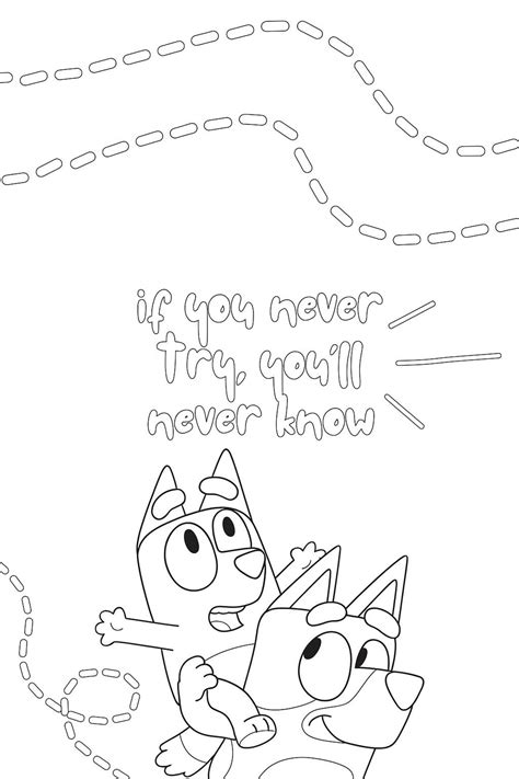 Bluey Coloring Pages Pdf Files Instant Download And Print Part 2 Etsy