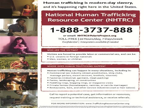 Human Trafficking Modern Day Slavery