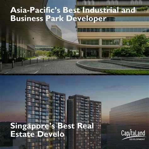Capitaland Development Cld được Vinh Danh Bốn Giải Thưởng Danh Giá