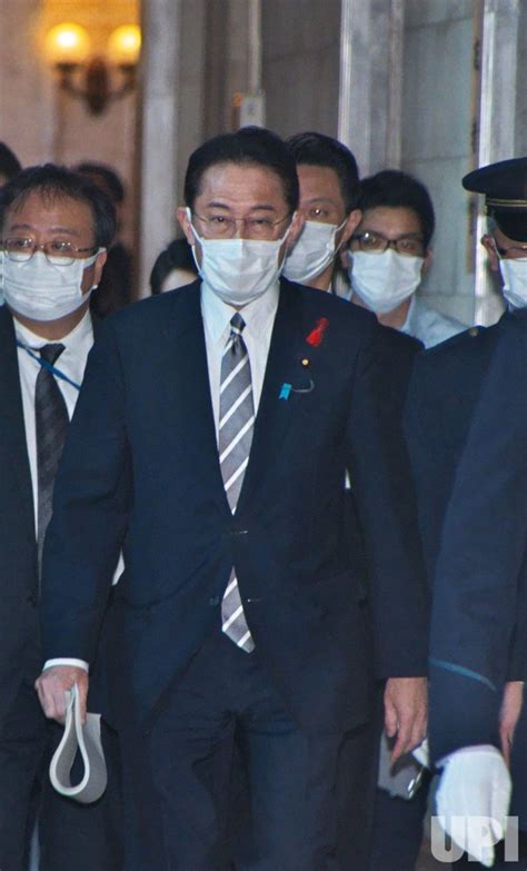 Photo Japans Prime Minister Fumio Kishida Delivers A Policy Speech