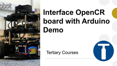 Interface OpenCR Board With Arduino Demo YouTube