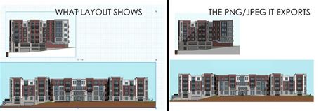 Incorrect Shadows On Export LayOut SketchUp Community