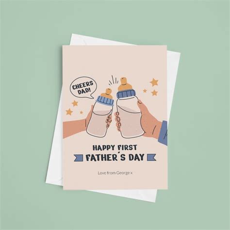 First Fathers Day Card Bristol Snappy Snaps