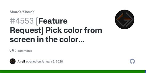 Feature Request Pick Color From Screen In The Color Picker For Forms