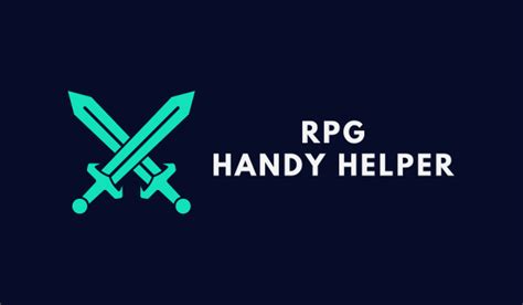 Github Xedziu Rpg Handy Helper Archived Tool For Your Game Master For Your Next Rpg Session