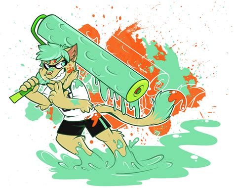 Commission Splatoon Chibi Tim — Weasyl