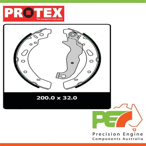 New Protex Brake Shoes Rear For Mazda Mazda2 De 2d Hatchback Fwd
