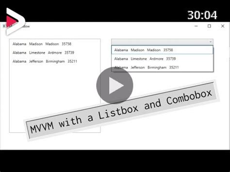 Basic MVVM with Combobox in WPF دیدئو dideo