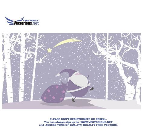 عيد الميلاد سانتا الكرتون ناقلات Eps Uidownload