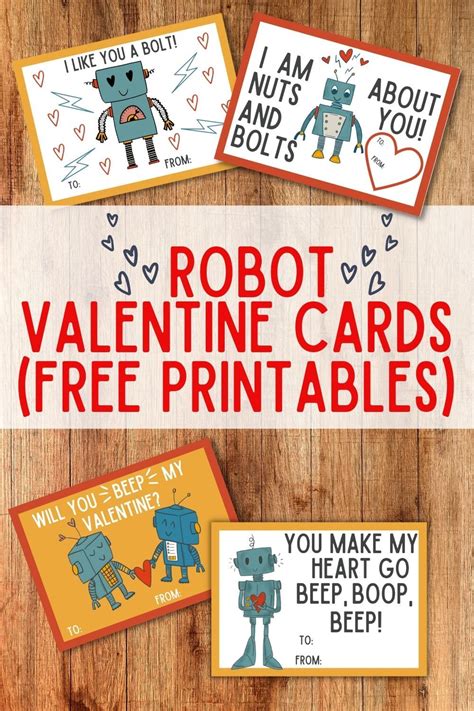 Best 12 Robot Craft For Valentines Day Activity Morning Work Center Bulletin Board Artofit