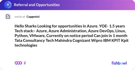 Hello Sharks Looking For Opportunities In Azure Y Fishbowl