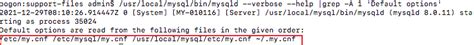 Linux安装mysql默认配置文件位置mysqldcnf文件在哪 Csdn博客