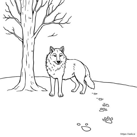 Kc Wolf Coloring Page