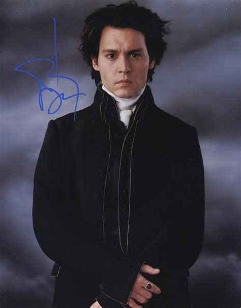 Johnny Depp Jack Sparrow Signed 11×14 Photo Shanks Autographs