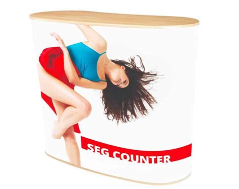 Seg Fabric Pop Up Counter Fabrix