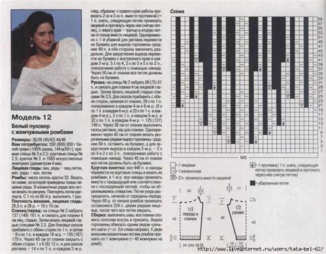 Круглая кокетка спицами сверху схема и описание для женщин вязание спицами