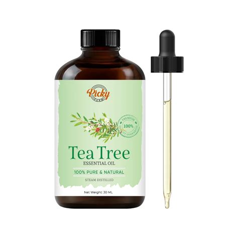 Tea Tree Essential Oil 100 Pure And Natural Premium Grade Wdrops For