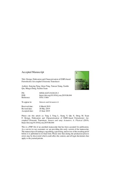 pdf design fabrication and characterization of emfi based