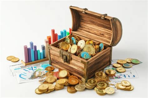 Data Driven Prosperity Wealth Overflowing Stock Illustration