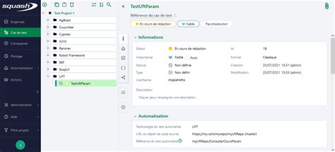 UFT Documentation Squash AUTOM Et Squash DEVOPS