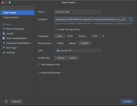 how to convert excel to pdf using java nutrient