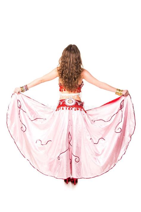 Beautiful Eastern Belly Dancer Stock Image Image Of Isolated