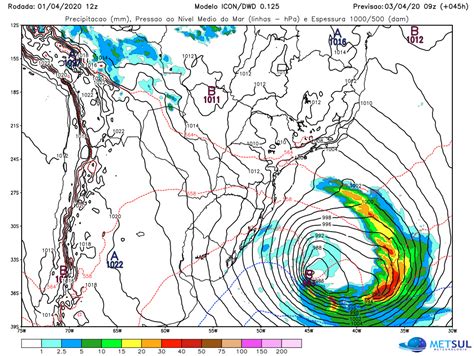 Alerta Ciclone E Frente Fria Trarão Chuva Vento Forte E Risco De