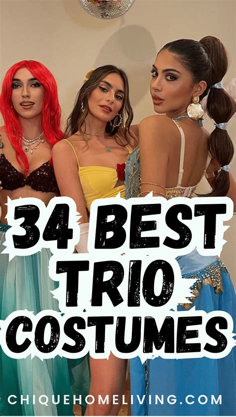 34 Insanely Cute Trio Costume Ideas 3 Women Costume Ideas Disney