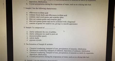 Solved 3 Sample H Has The Following Characteristic A Chegg Com