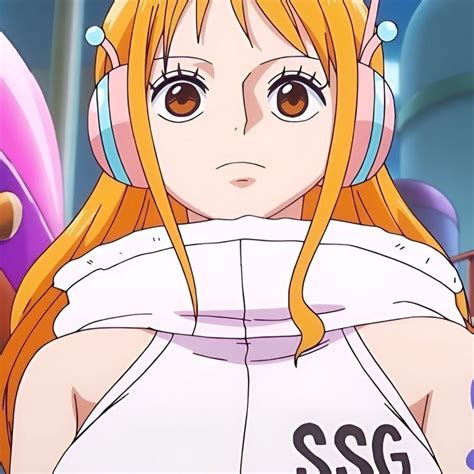 Nami 🍊 Nami Egghead Anime Nami Icon Design Egghead Island Nami