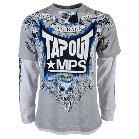Tapout Camuflaje Camiseta M L XL XXL Manga Larga Camisa MMA Artes